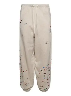 Mihara Yasuhiro Sticker Pants - White