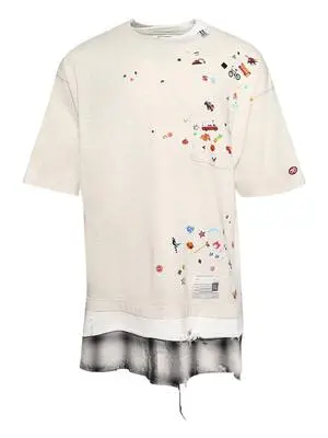 Mihara Yasuhiro Triple Layered Tee - White