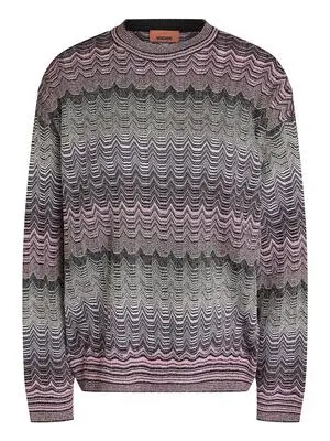 Missoni Metallic Crochet-knit Sweater - Baby Pink