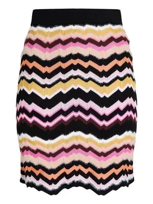 Missoni Brushed Crochet-knit Mini Skirt - Black