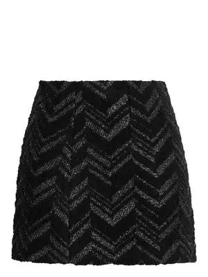 Missoni Metallic Bouclé-tweed Mini Skirt - Black