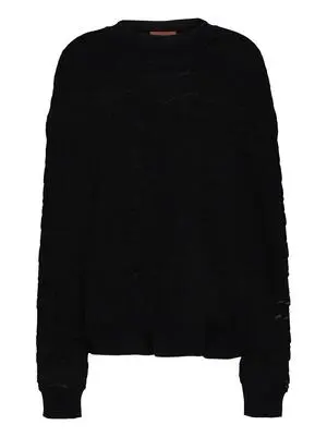 Missoni Crochet-knit Sweater - Black
