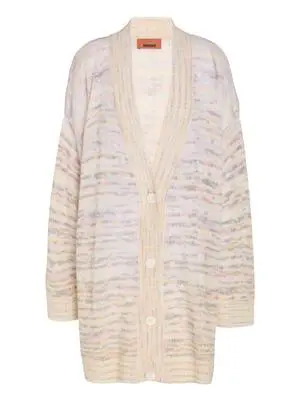 Missoni Spacedyed Crochet-knit Cardigan - Ivory