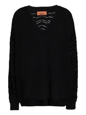 Missoni Crochet-knit Sweater - Black