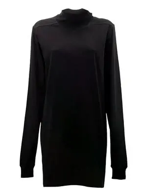 Rick Owens Mock-neck Long-sleeve Top - Black