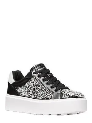 Michael Kors Romey Embellished Platform Sneaker - Black