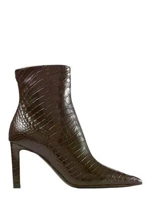 JIMMY CHOO 85mm Frankie Ankle Boots - Brown
