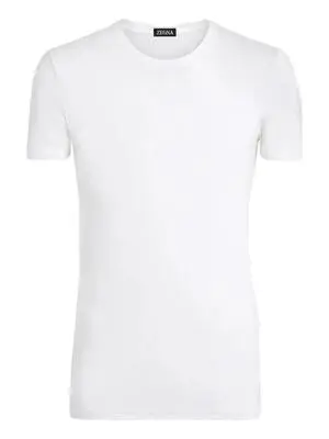 Zegna Stretch-design T-shirt - White