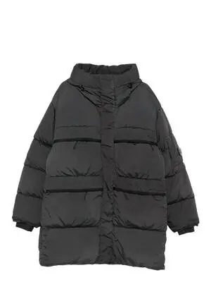 C.P. COMPANY Hooded Padded Jacket - Grey