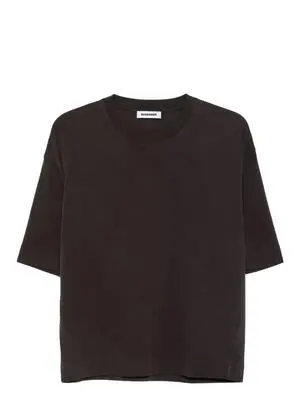 DARKPARK Crew-neck Short-sleeve T-shirt - Brown