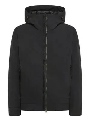 Peuterey Hooded Zip-front Jacket - Black