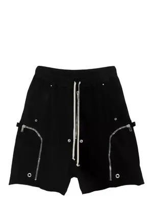 Rick Owens Zip-pocket Drawstring Shorts - Black