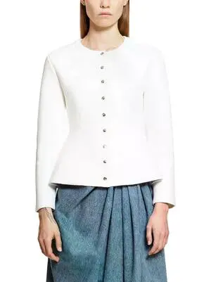 Loewe Long-sleeved Cardigan - White