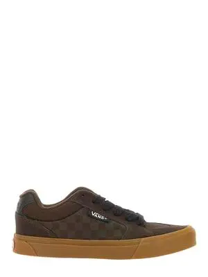 VANS Checkerboard Sneakers - Brown