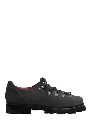 Paraboot Lace-up Suede Low-top Shoes - Black