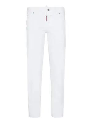Dsquared2 Logo-label Jeans - White