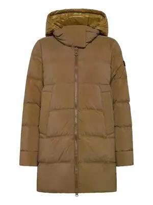 Peuterey Hooded Puffer Jacket - Brown