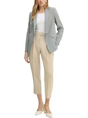 BOSS Pleated-front Trousers - Neutrals