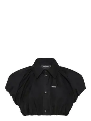 Dsquared2 Cropped Shirt - Black