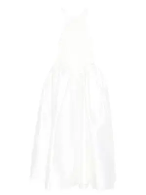 MARQUES' ALMEIDA Mikado Midi Dress - White
