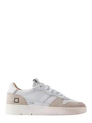 D.a.t.e. Court 2.0 Panelled Sneakers - White