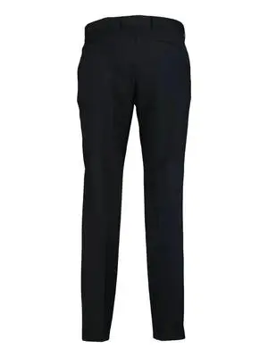 BOSS Tailored Flat-front Trousers - Blue
