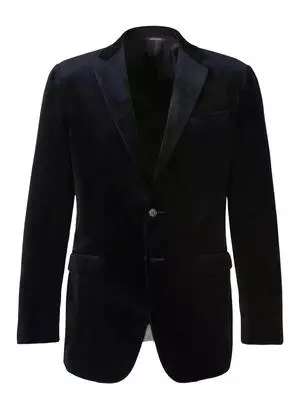 Canali Velvet Two-button Jacket - Blue