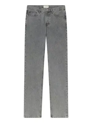 FRAME Five-pocket Straight Jeans - Grey