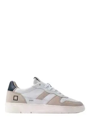 D.a.t.e. Court 2.0 Leather Panel Sneakers - White