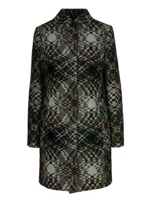 Missoni Patterned Button Coat - Brown
