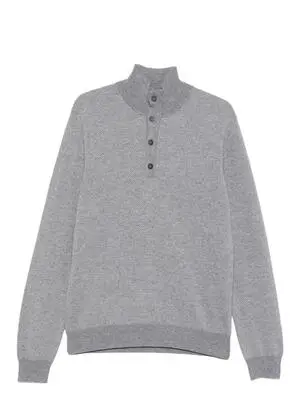 Corneliani Button-fastening Sweater - Grey