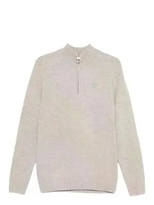 Barbour Grangetown Zip-up Sweater - Neutrals