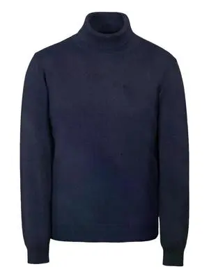 MOORER Turtleneck Sweater - Blue