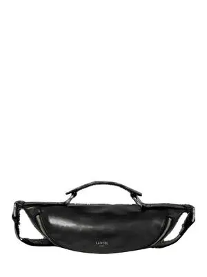 LANCEL Origami Cross Body Bag - Black