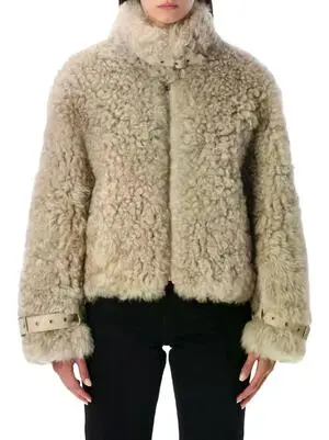 SWORD 6644 Shearling Jacket - Neutrals