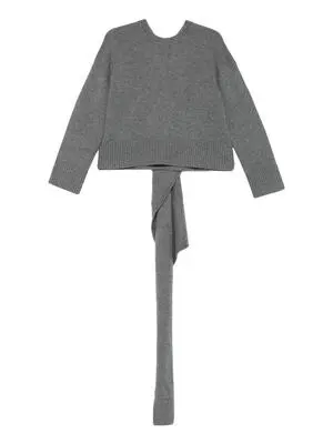 Simkhai Scarf-detail Sweater - Grey