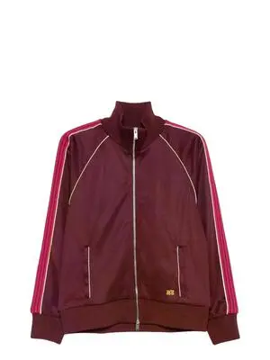 WALES BONNER Striped-panel Zip-up Track Top - Red