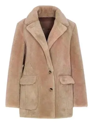 URBANCODE Reversible Faux Fur Coat - Neutrals