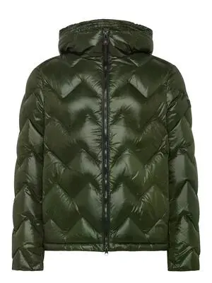 Peuterey Quilted Hooded Jacket - Green