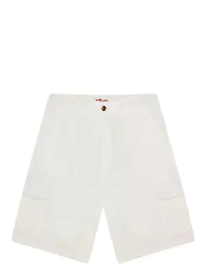MC2 SAINT BARTH Cargo-pocket Elasticated Shorts - White