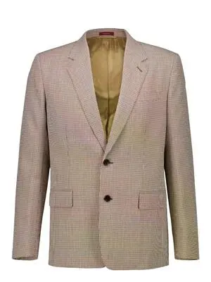 Gucci Gingham-pattern Blazer - Brown