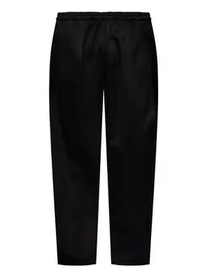MAISON MARGIELA Pleat-detailed Drawstring Trousers - Black