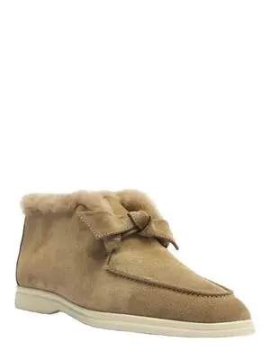 ALEXANDRE BIRMAN Clarita Shearling Lined Bootie - Semolina