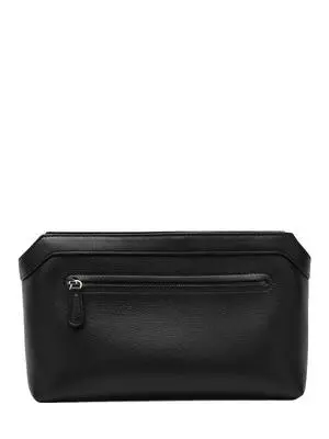 THE ROW Leather Clutch Bag - Black