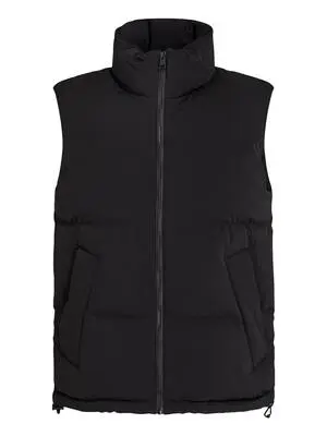 Sandro Quilted Shell Vest - Black