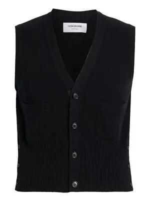 Thom Browne Cashmere Vest - Black