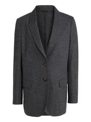 Brunello Cucinelli Cashmere Blazer - Dark Gray