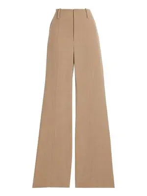 PROENZA SCHOULER Barbara Wool-Blend Twill Flared Pants