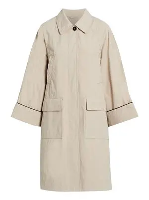 BRUNELLO CUCINELLI Canvas Coat With Bead Embellishment