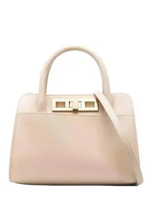 Fabiana Filippi Top-handle Tote Bag With Clasp - Neutrals